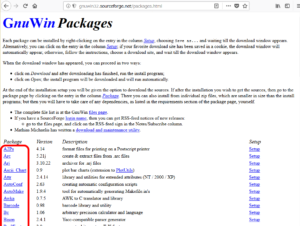 GNUWin | コマンドの達人